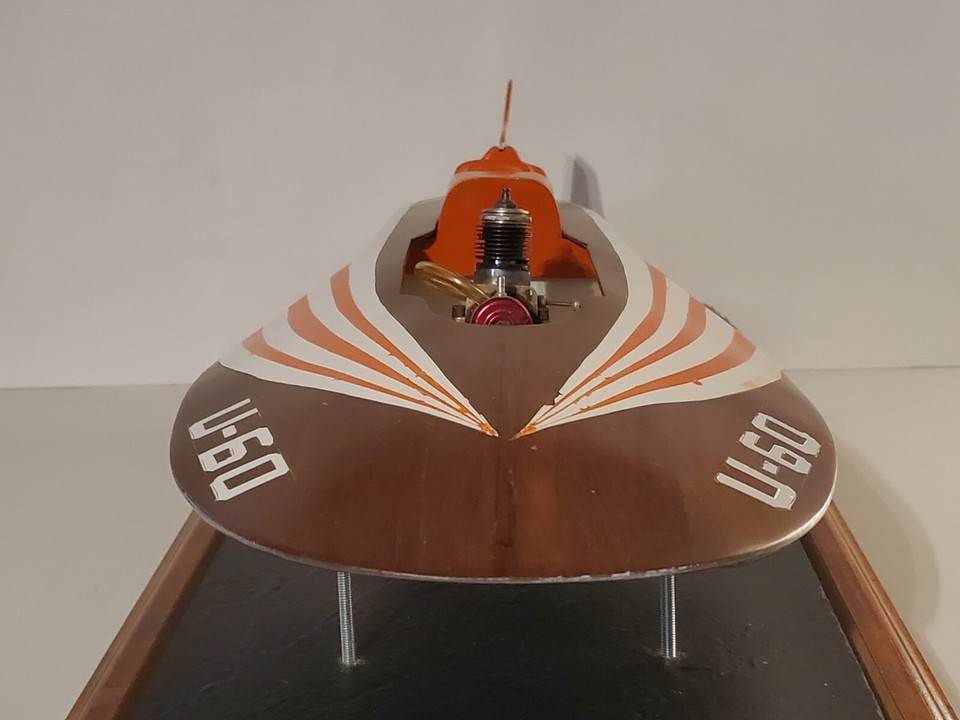 Tether Race Boat Hydroplane Miss Thriftway U-60 Model Kit Built w ...