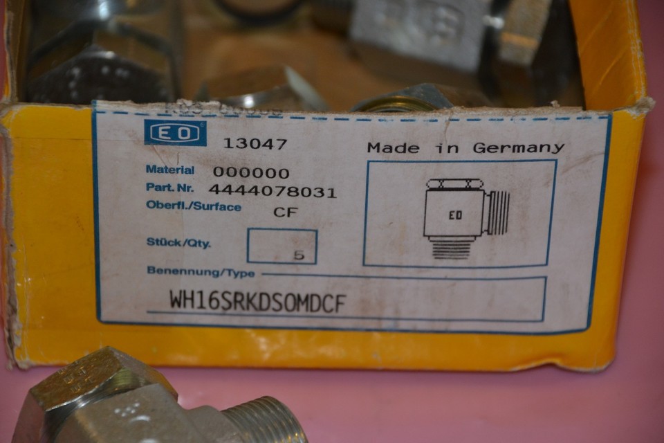 ERMETO ORIGINAL EO HYDRAULIC O-RING FITTINGS WH16SRKDSOMDCF 4444078031 ...