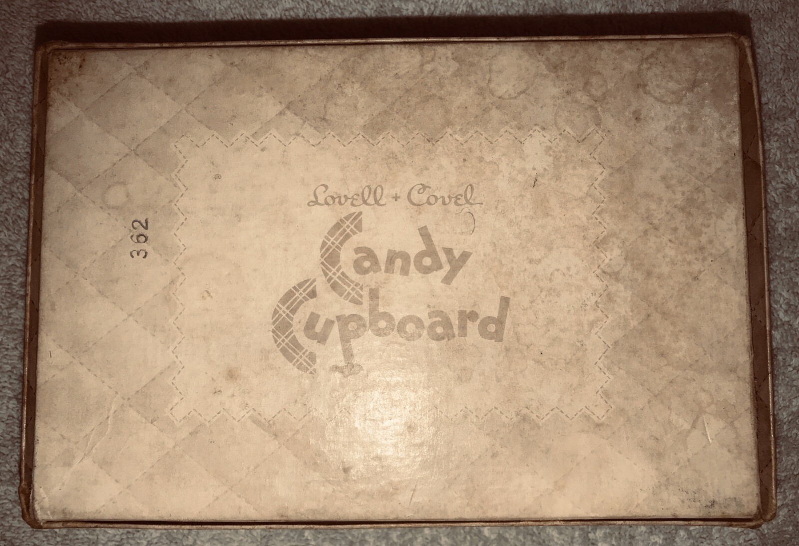 LOVELL & COVEL, Candy Cupboard, VINTAGE Empty Chocolate Box, in ...