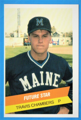 Travis Chambers 1987 TCMA International League All-Stars Maine Guides ...