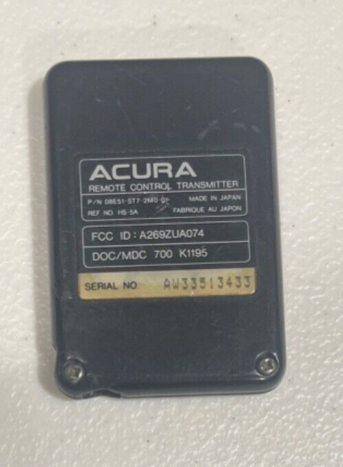 Acura Smart Keyfob Keycard 3 Buttons OEM A269ZUA074 | eBay