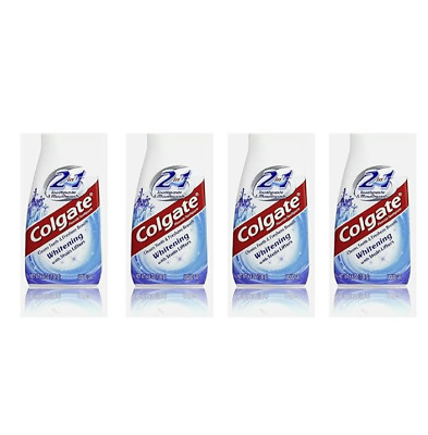 Colgate 2-in-1 Whitening With Stain Lifters Toothpaste 4.60 Oz 4 Packs ...