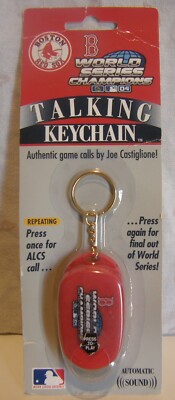 Boston Red Sox World Series Champions Talking Keychain | eBay