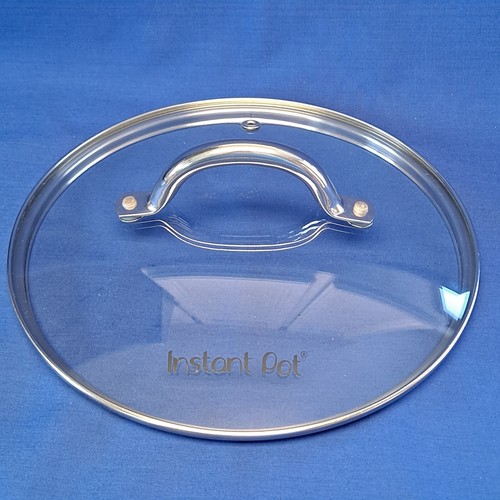 Instant Pot Clear GLASS REPLACEMENT LID 8 1/2" Metal 6 Qt Handle Cover ...