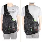 Large Laptop Sling Backpack Chest Bag Pack Shoulder Bag Travel Rucksack ...