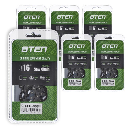 Full Chisel Chainsaw Chain 16 Inch .050 3/8 LP 56DL for Poulan ...