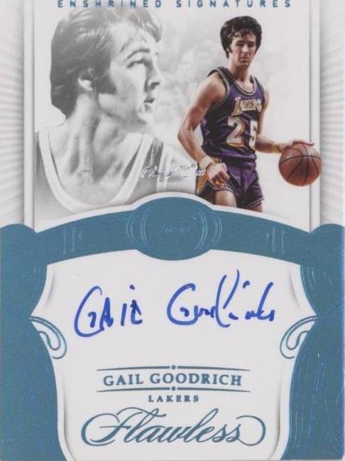 2017-18 Panini Flawless - Enshrined Signatures Gail Goodrich #ES-GG ...