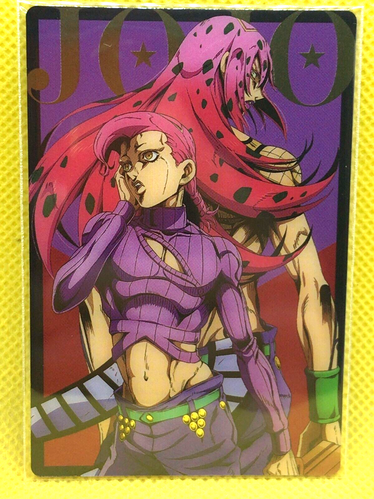 DIAVOLO VINEGAR DOPPIO JOJO'S BIZARRE ADVENTURE GOLDEN WIND Wafer card ...