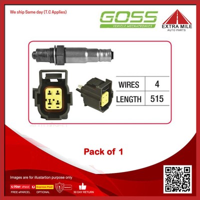 GOSS Oxygen Sensor For Mercedes-Benz S350 W221 3.5L V6 M272 DOHC-PB 24v ...