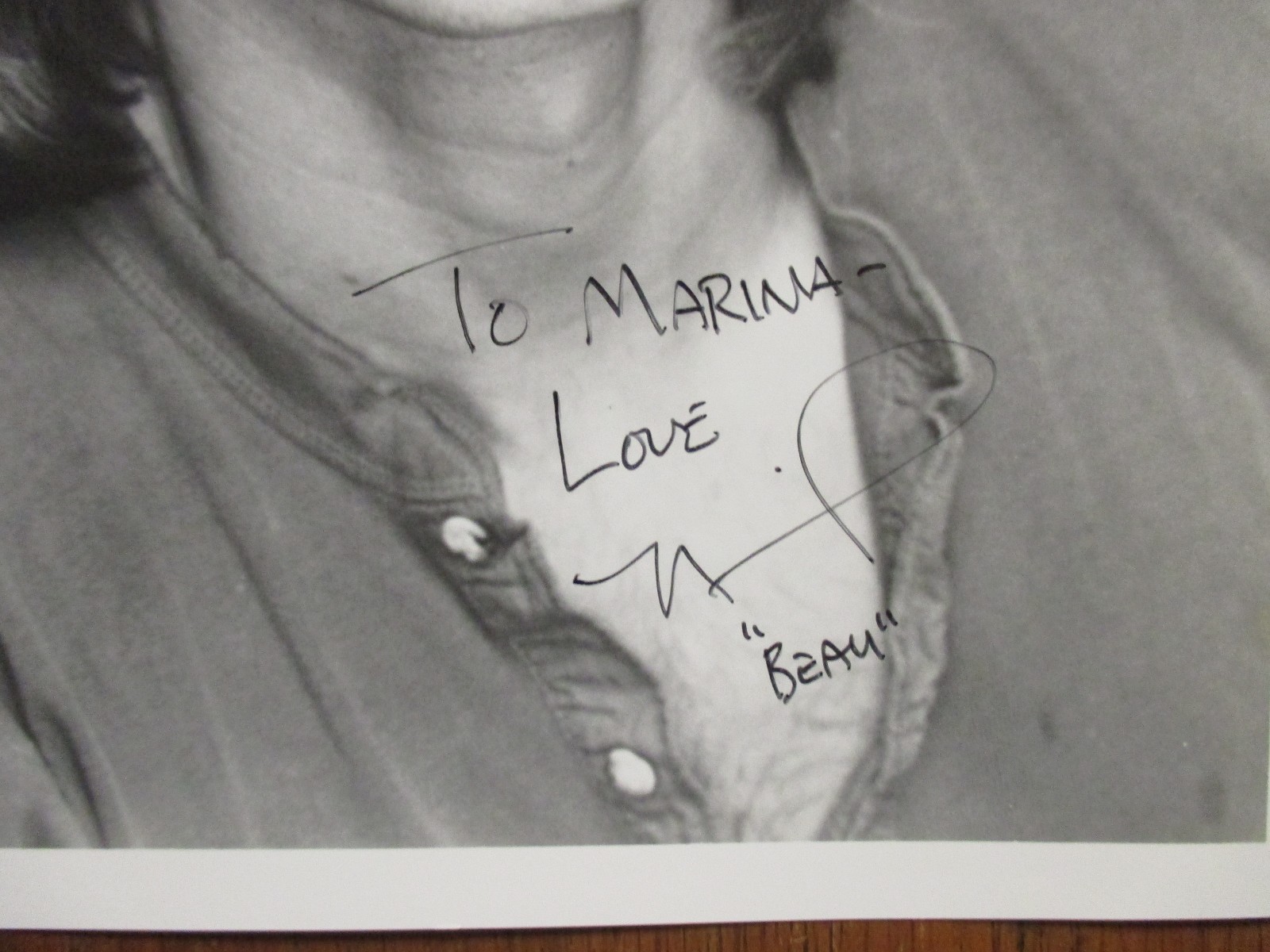 NEIL MAFFIN ("As The World Turns/The 13th Warrior") Signed 8 X 10 B & W ...