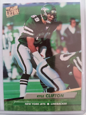KYLE CLIFTON NEW YORK JETS 1992 FLEER ULTRA FOOTBALL CARD #292 | eBay