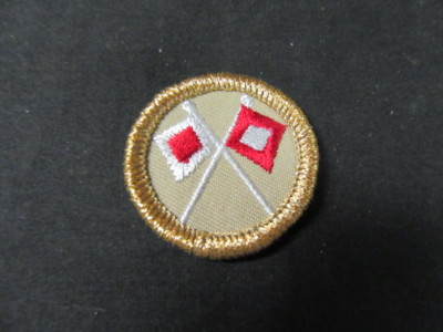 Signaling Merit Badge, Historical Gold Mylar Border, 2010 issue c11 | eBay