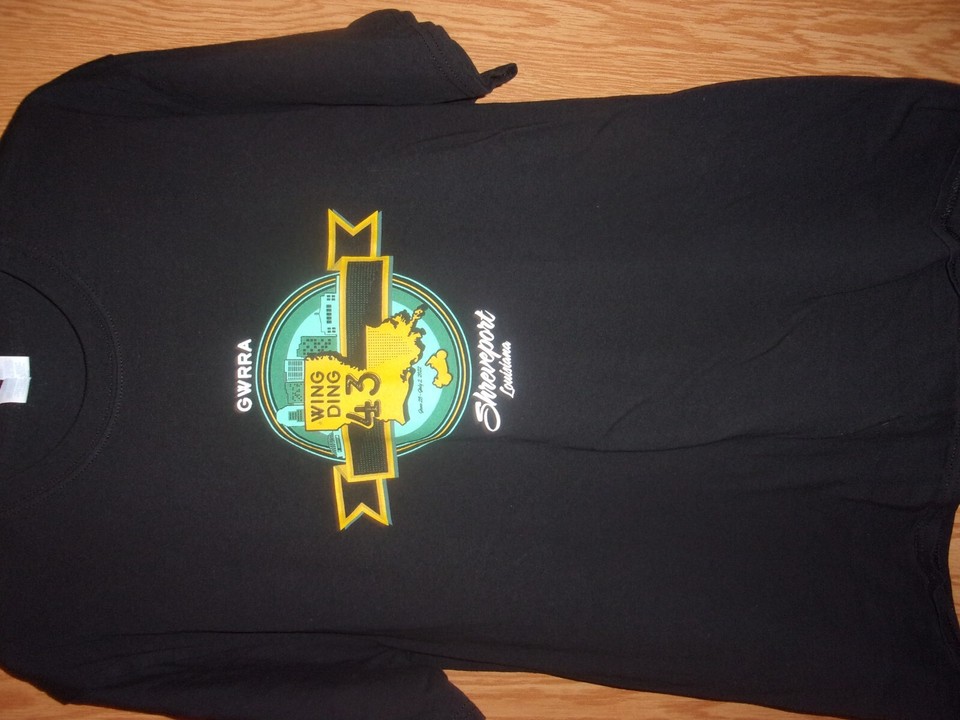 GOLDWING MOTORCYCLES GWRRA WING DING 43 SHREVEPORT LOUISIANA black L t ...