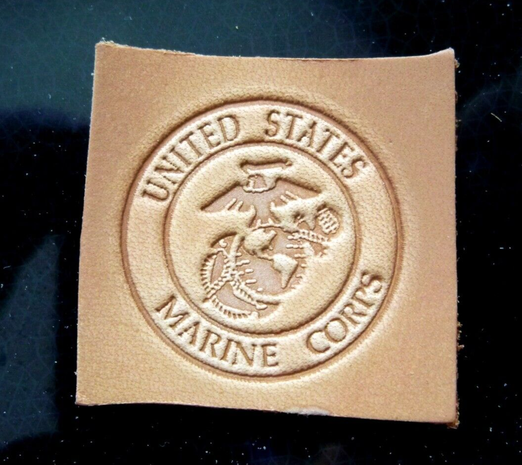 Large 2" Marines Logo Embossing Stamp , Leather Tooling, Clicker Stamp ...