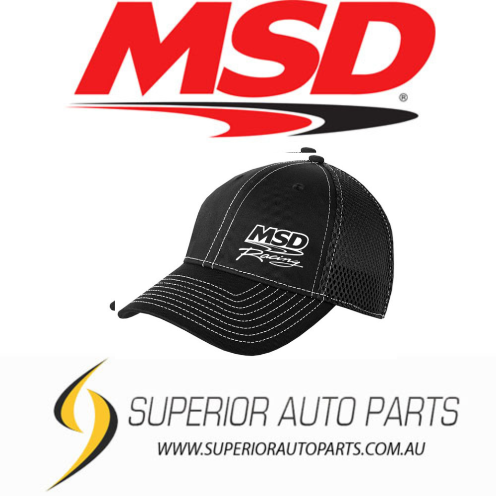MSD Cap Flexfit Mesh Large/xl White Stitch Black (9524) for sale online ...