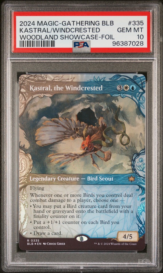 Kastral, the Windcrested - #335 - Showcase Foil - Rare - Bloomburrow ...