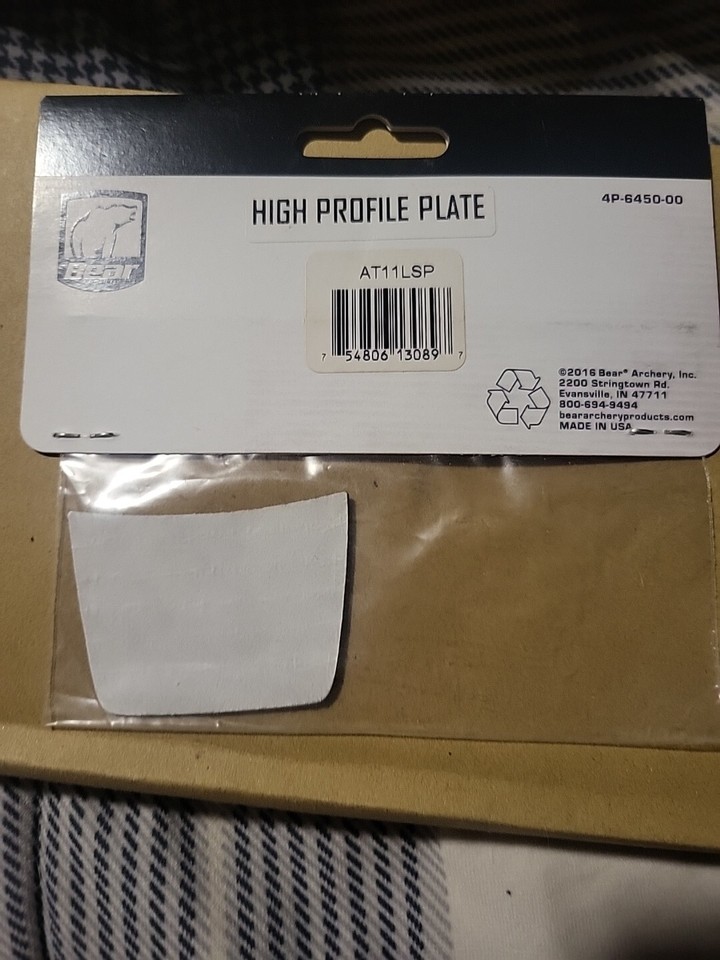 Bear Archery Strike Plate - High Profile - Brown Leather - AT11LSP | eBay