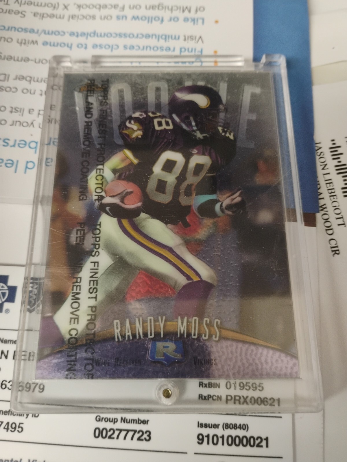 1998 Topps Finest - #135 Randy Moss (RC) | eBay