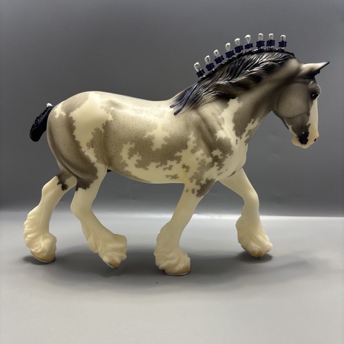 Breyer Blue Roan Braided Mane Shire Gelding Shannondell Matte Benelli ...