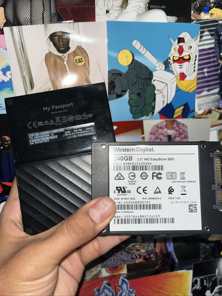 4TB WD external hard drive and 240GB SSD WD easystore drive | eBay