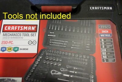 Empty Case/Box For Craftsman 230 pc. Mechanic's Tool Set 99920 - Has ...