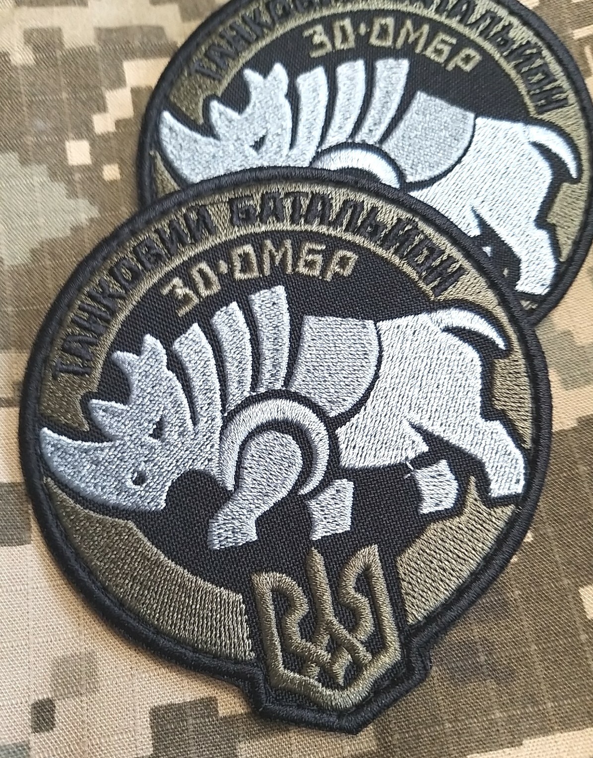 Military tactical Ukraine SOF patch "Tank Battalion of 30th Mechanized ...