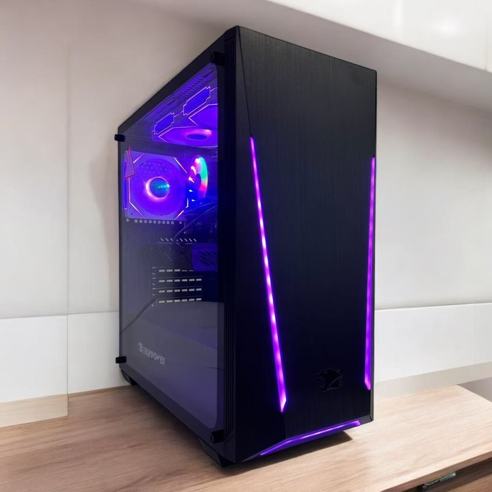 iBuyPower Custom Desktop ARGB Lighting i7 16GB RAM SSD Windows 11 ...