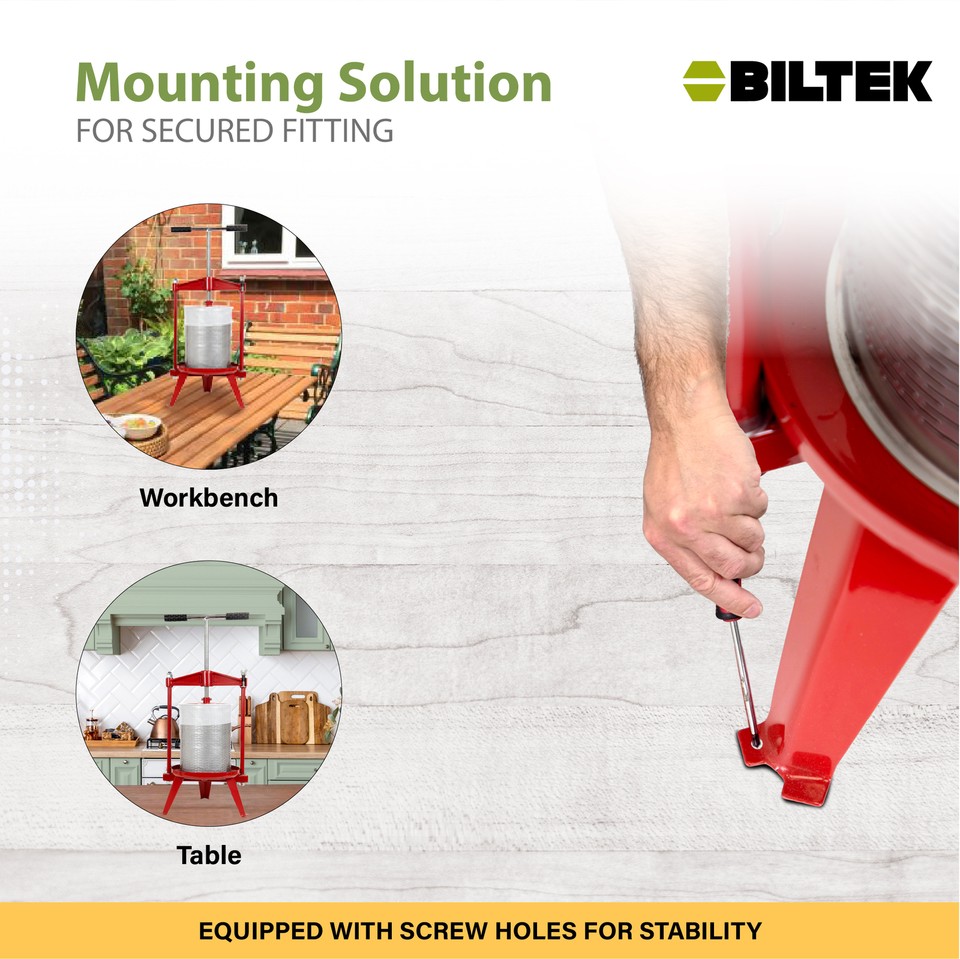 Stainless Steel Fruit Press For Wine, Juice Press, Grape Press, 2.38 ...