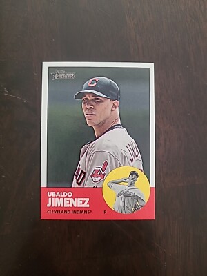 2012 Topps Heritage Ubaldo Jimenez #227 Cleveland Indians | eBay