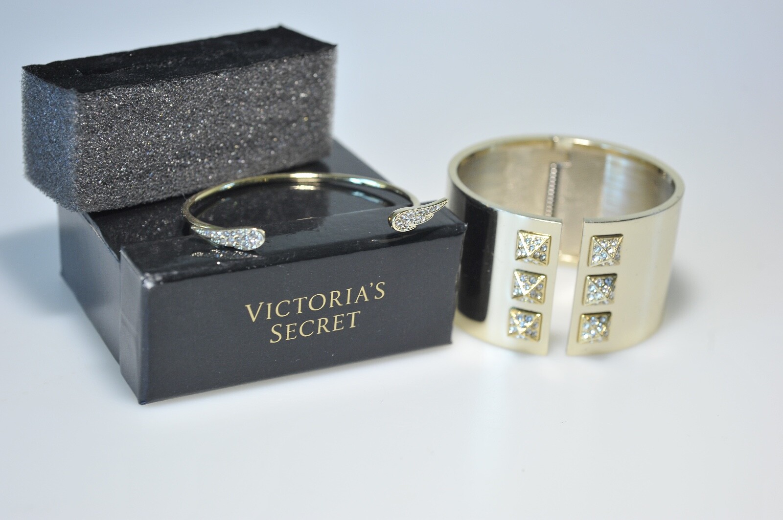 Victoria's Secret Rhinestone Angel Wings LOT silver t… - Gem