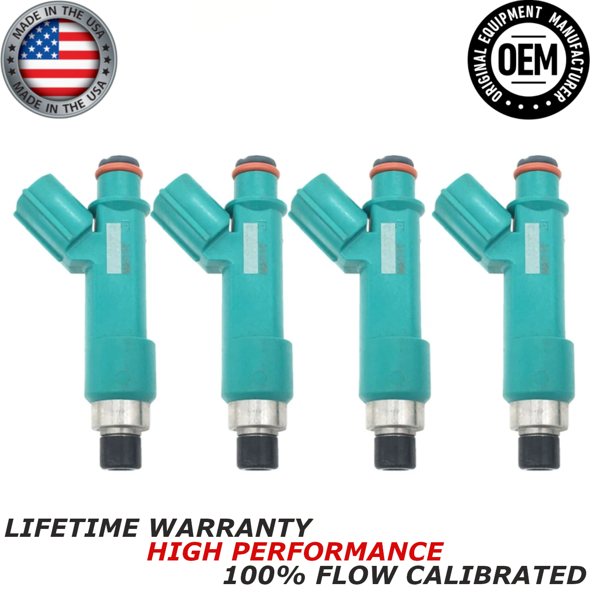 x4 OEM DENSO Fuel Injectors for 2005 2006 2007 2008 2009 2010 Scion TC ...