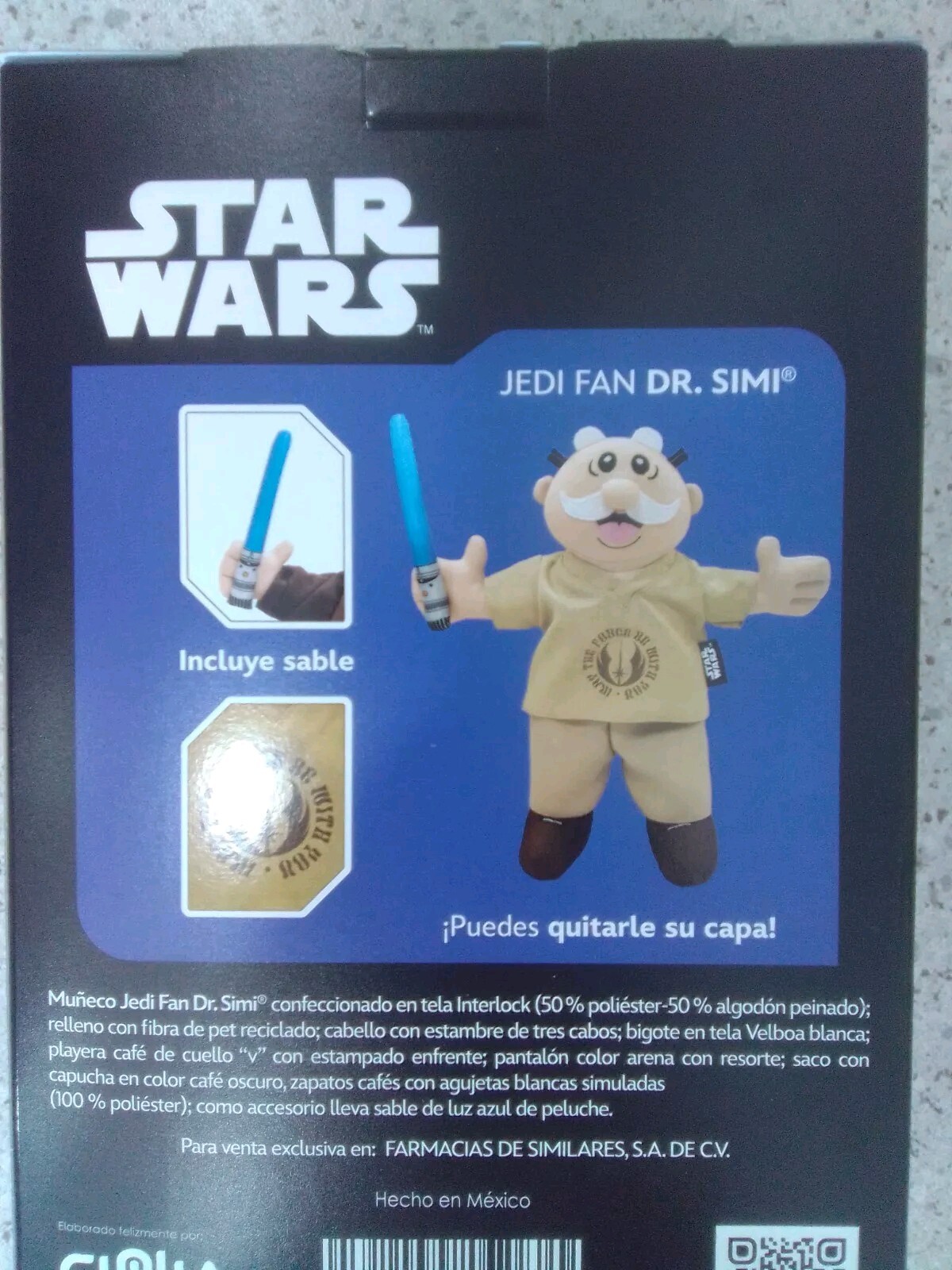 Dr Simi Jedi Fan Star Wars Plush Tik Tok Trend Farmacia Similares ...