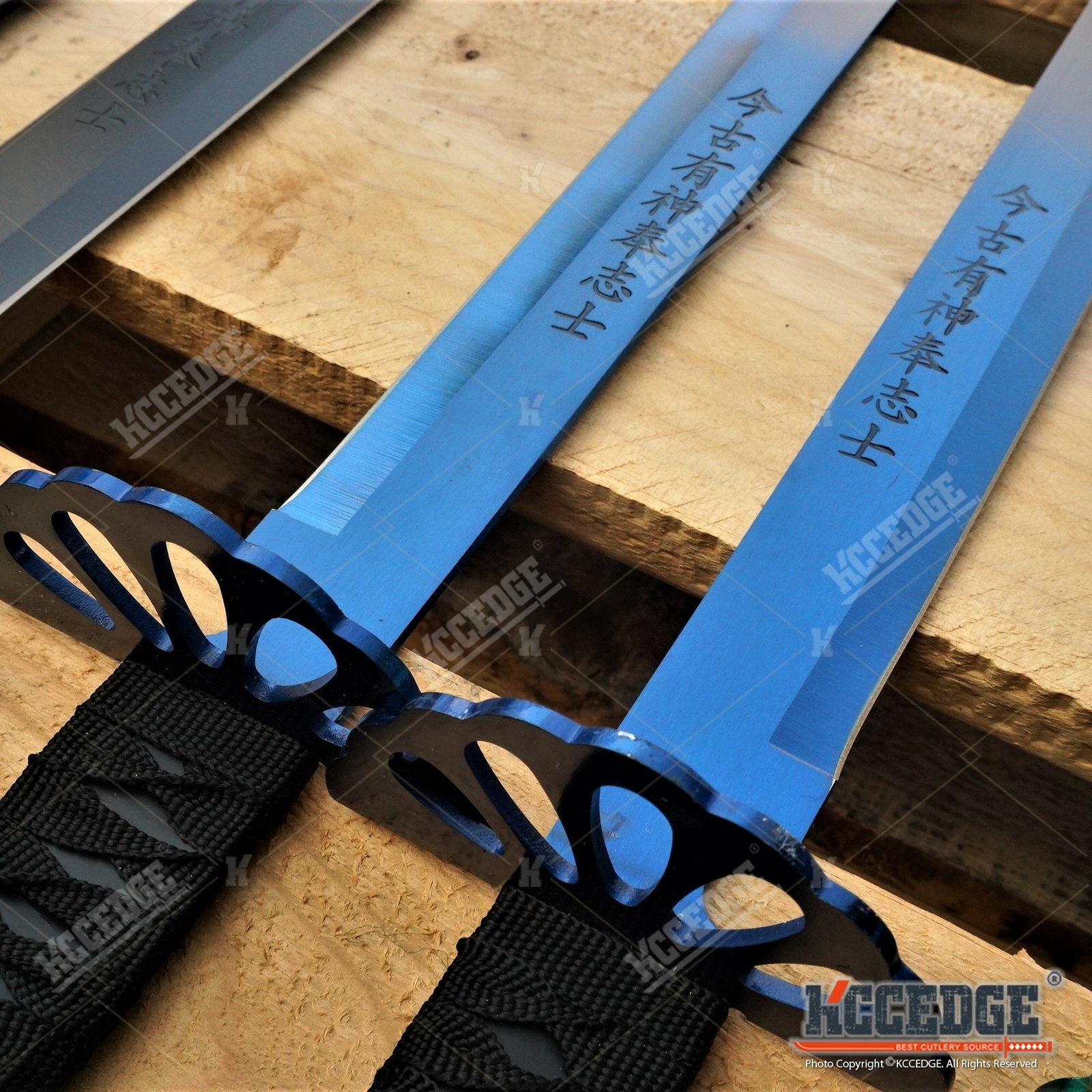 28" Dual Sword Set Ninja Full Tang Machete w/ Carry Sheath | eBay