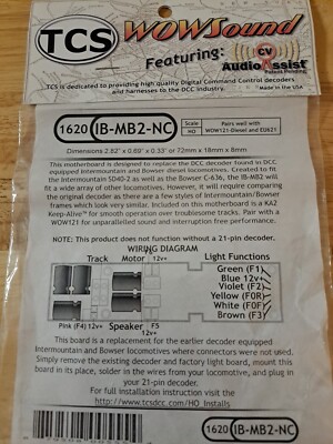 TCS 1620 IB-MB2-NC Replacement Motherboard w/KA2 Keep Alive & 21-Pin ...
