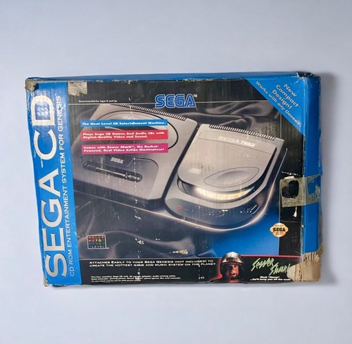 Sega CD Console w/Model 2 Sega Genesis in the Box with AV & Power ...