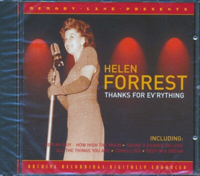 CD Helen Forrest - Thanks For Everything | eBay