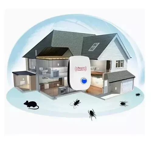 6 pcs Ultrasonic Pest Repeller Control Electronic Repellent Mice Bug ...