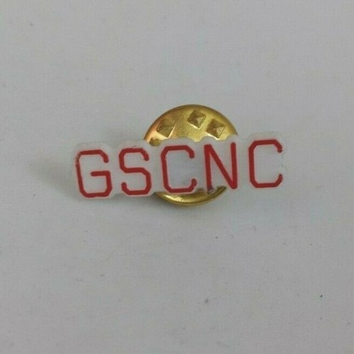 Vintage GSCNC Red & White Plastic Lapel Hat Pin | eBay