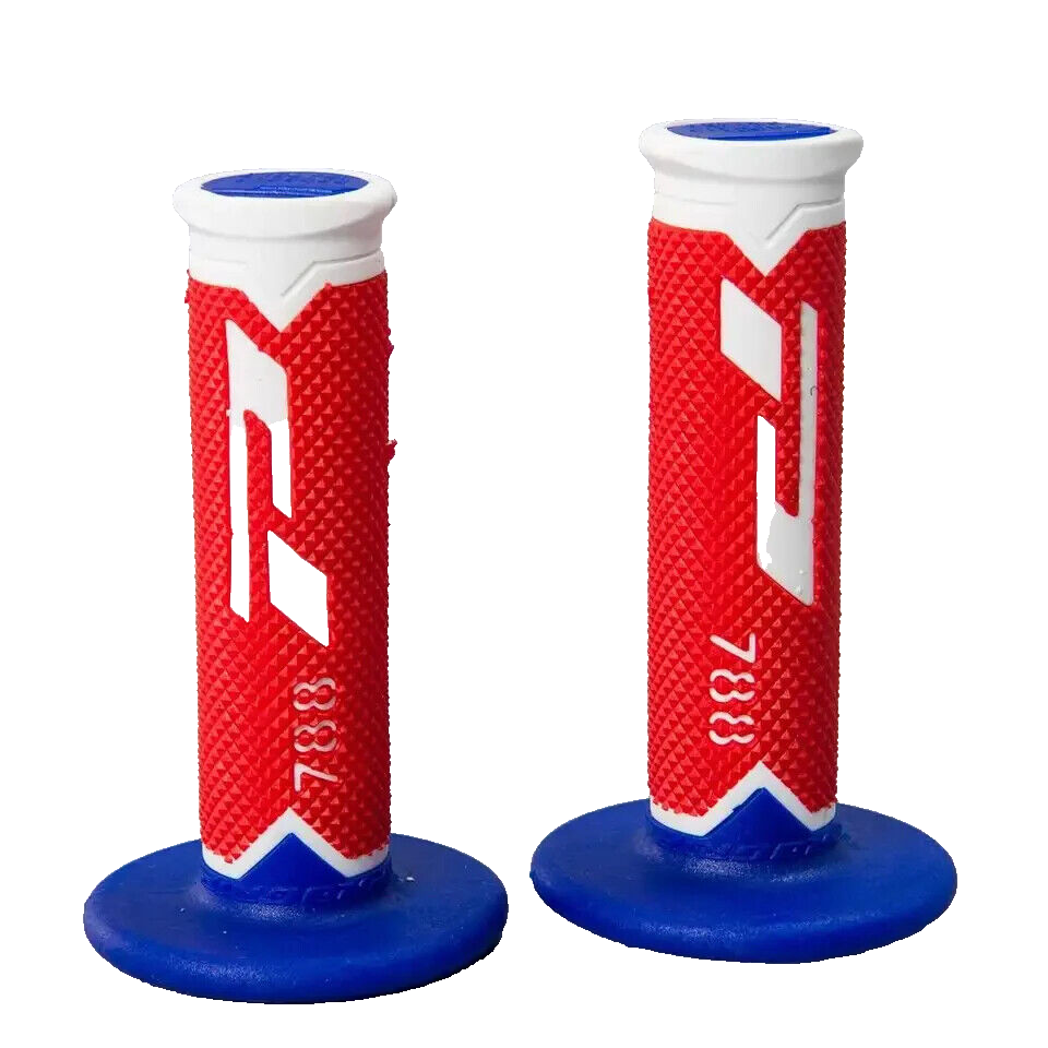 HONDA CRF250L CRF300L RALLY PRO GRIP 788 RED / BLUE / WHITE MX GRIPS | eBay