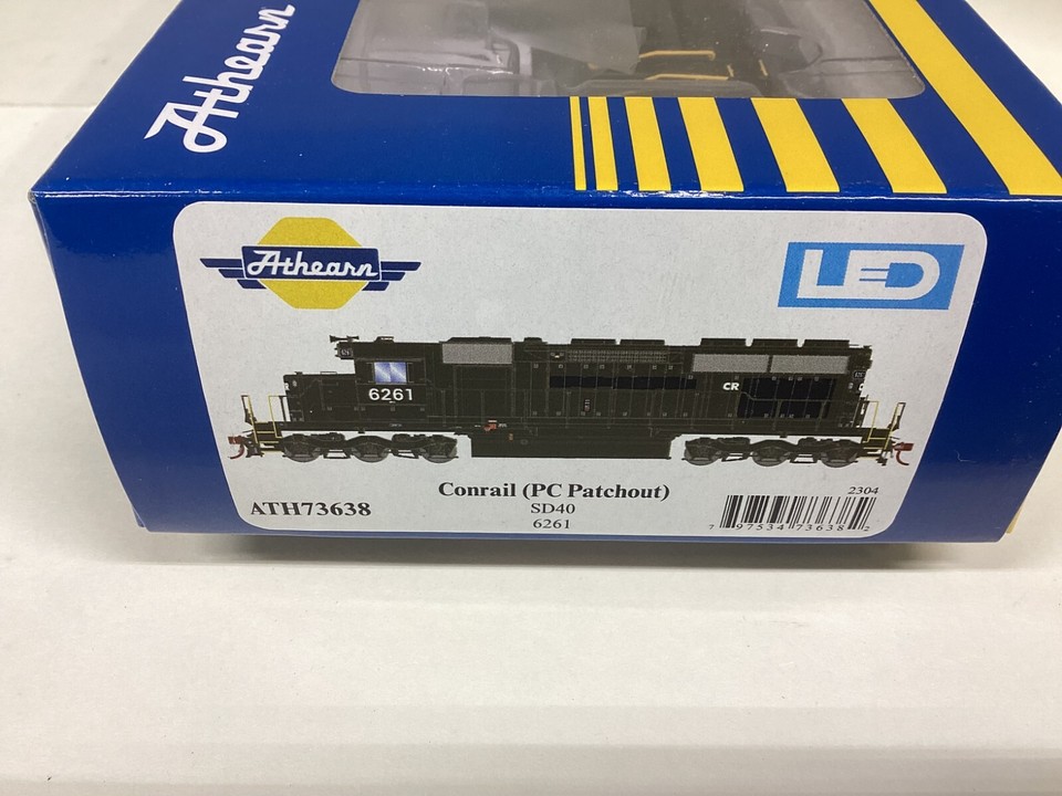 Athearn #73638 HO scale “Conrail (PC Patchout” SD40 DCC & SOUND READY Rd.6261 | eBay