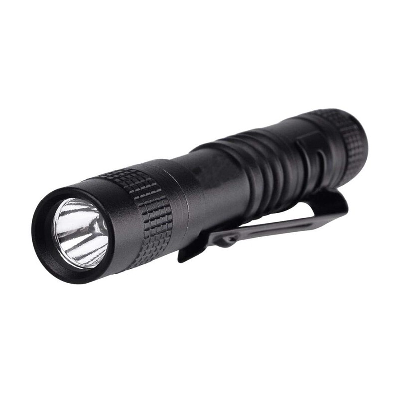 Flashlight pen torch Super Small AAA XPE-R3 LED Lamp Belt Clip Light ...