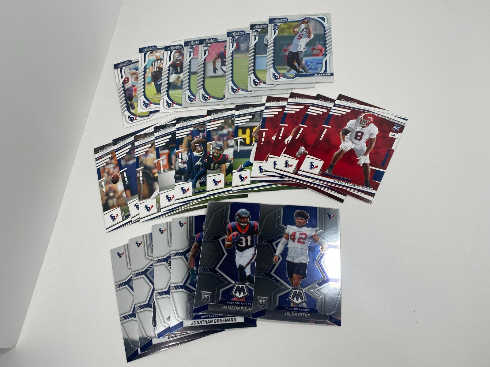 Ultimate 2022 Houston Texans Team Lot 25 Cards Mosaic Prestige Absolute ...