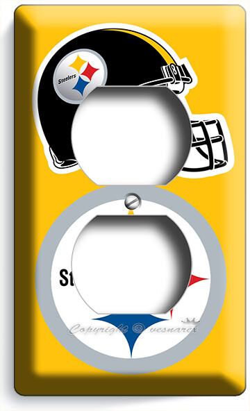PITTSBURGH STEELERS FOOTBALL TEAM LIGHT SWITCH OUTLET WALL PLATES MAN ...