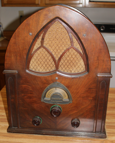 1931 Atwater Kent Cathedral Tube Radio Model 84 Original Finish, MN ...