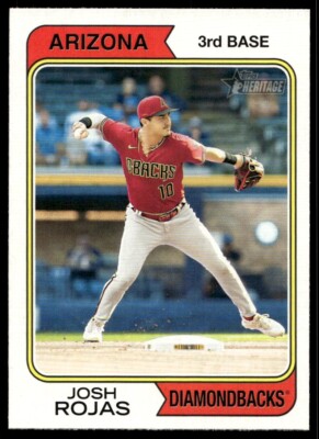 2023 Topps Heritage Josh Rojas G702 Arizona Diamondbacks #280 | eBay