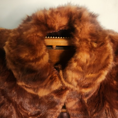 Vintage Dupler’s Fine Furs Red Brown Ermine Winter Fur Coat Geniune ...