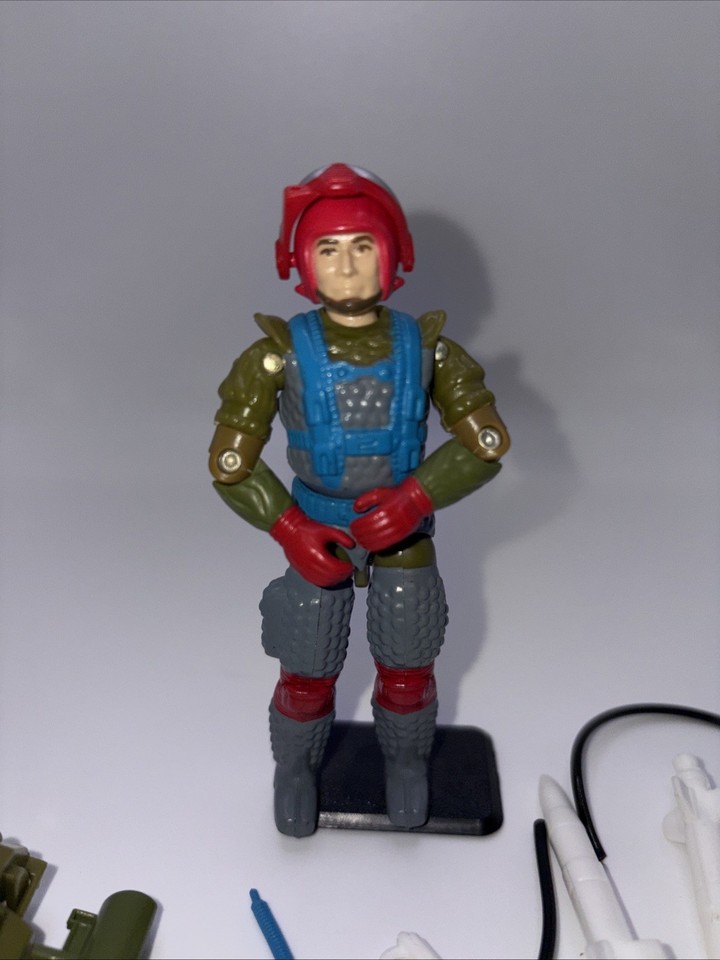 GI JOE 1987 VINTAGE HASBRO 3.75” FAST DRAW ACTION FIGURE 100% COMPLETE ...