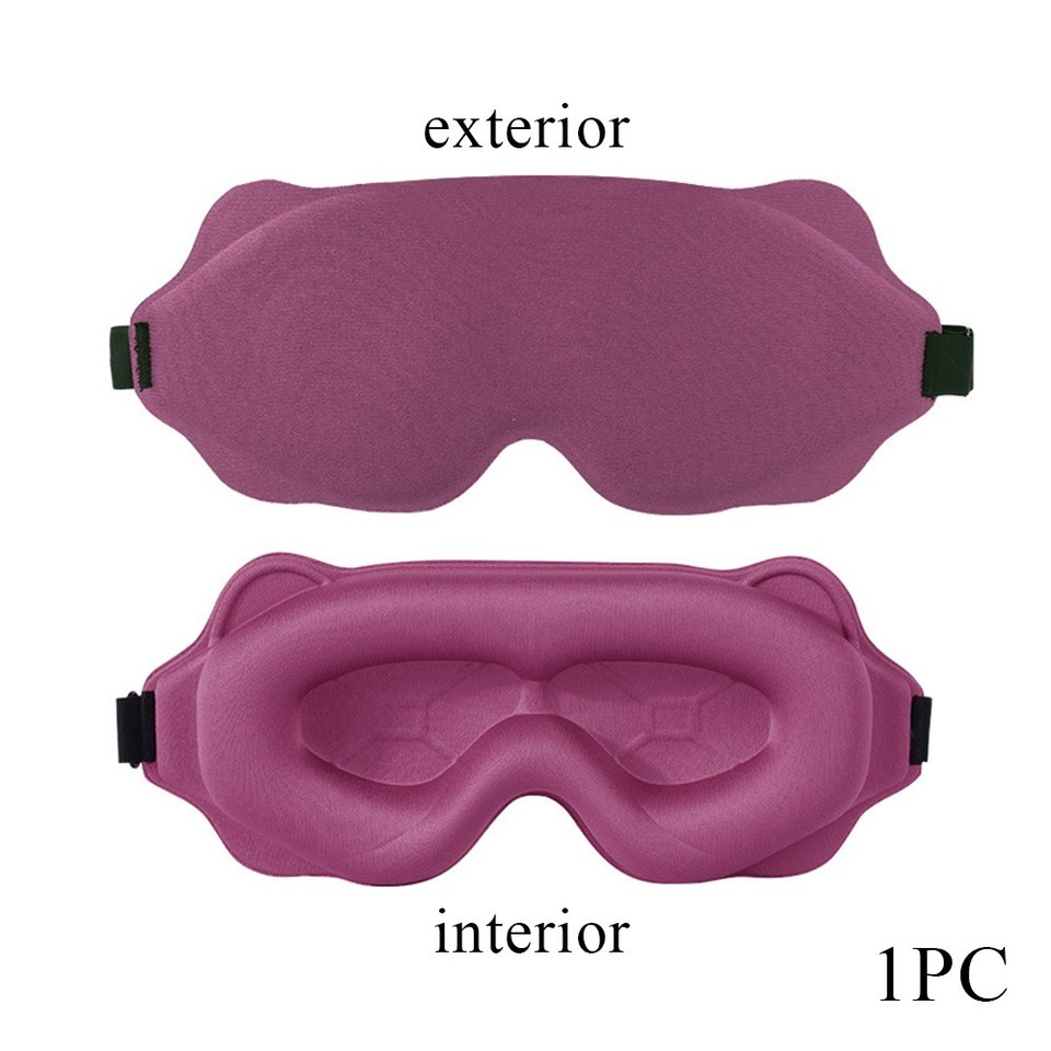 Eye Cover Block Out Light Sleep Aid Sleeping Eye Mask 3D Soft Padded ...
