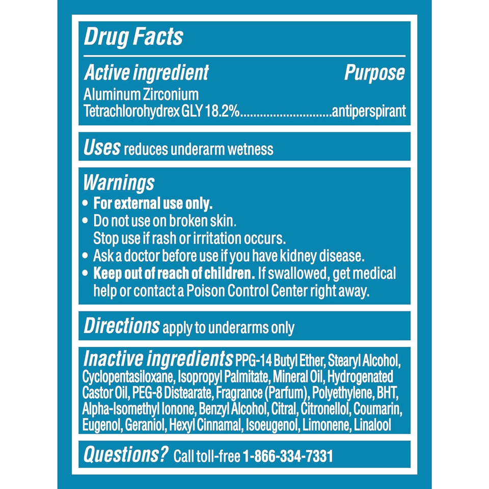 Men Original Antiperspirant Deodorant Cool Rush Twin Pack 48-Hour Sweat ...