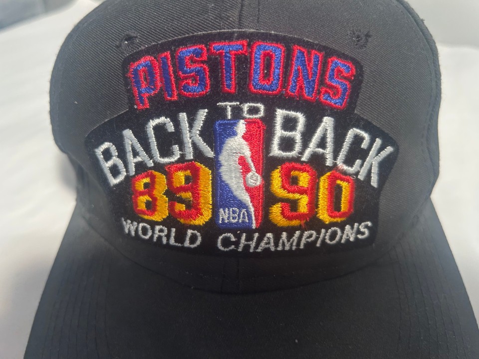 Vintage Detroit Pistons Back to Back 89/90 NBA World Champions Snap ...
